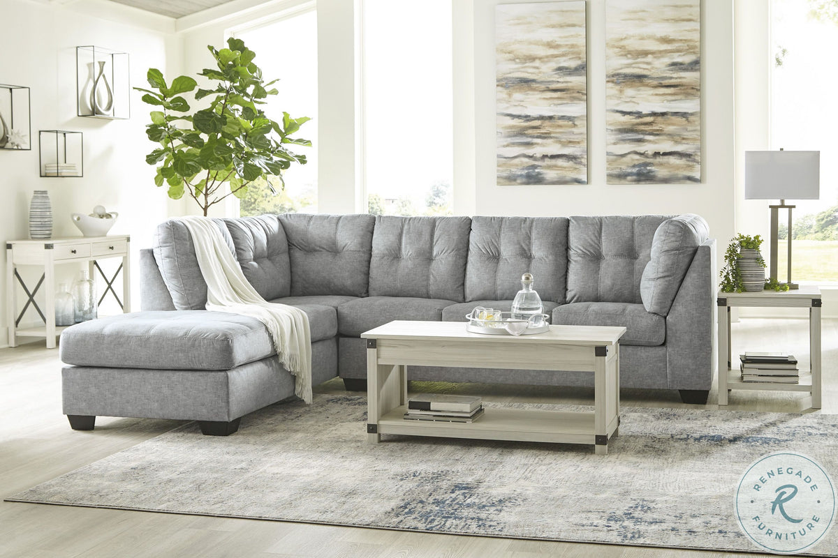 80804 Falkirk Steel Sleeper Sectional By Ashley – Rubin Furniture